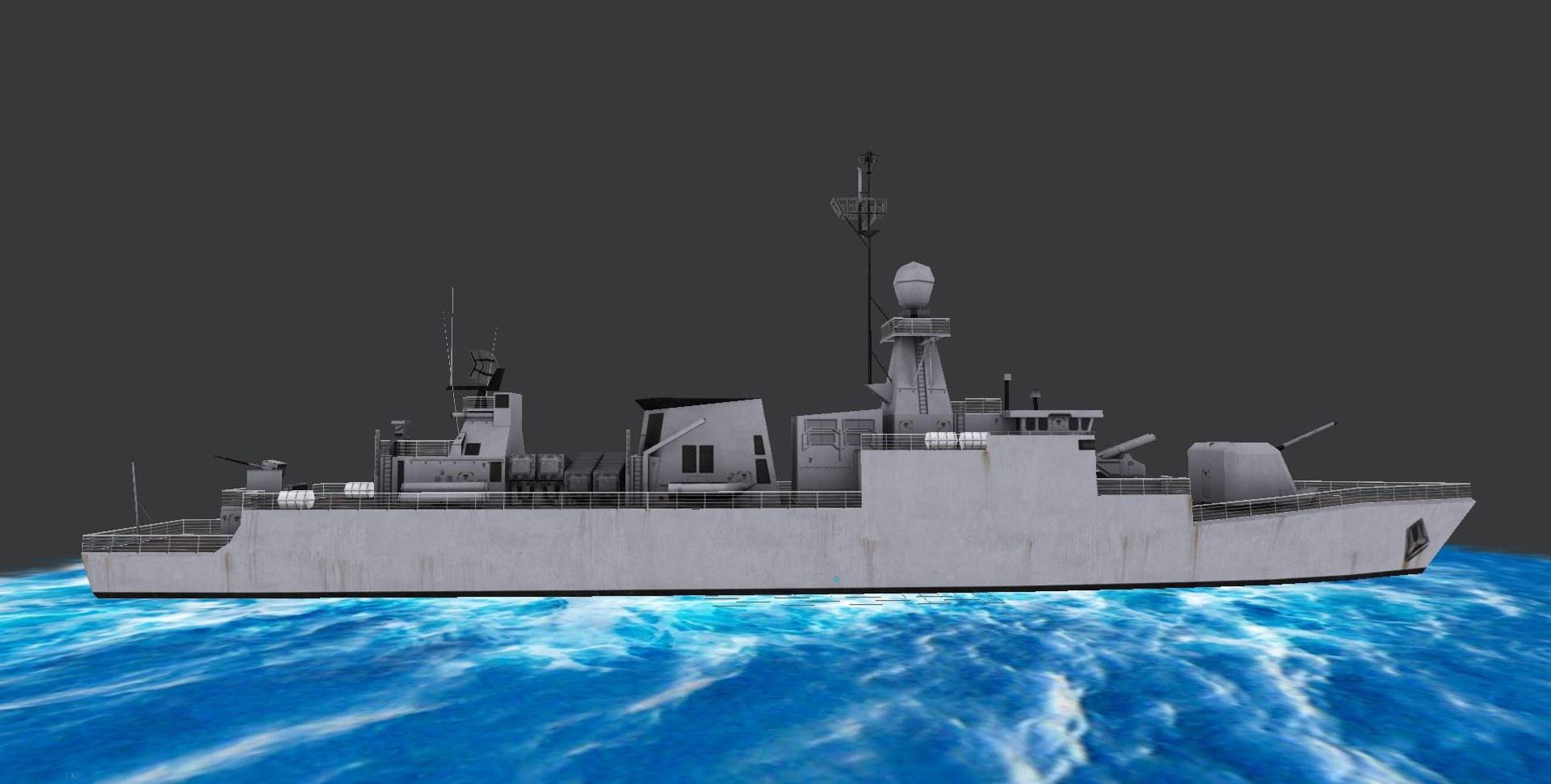 3d Corvette Class Warship