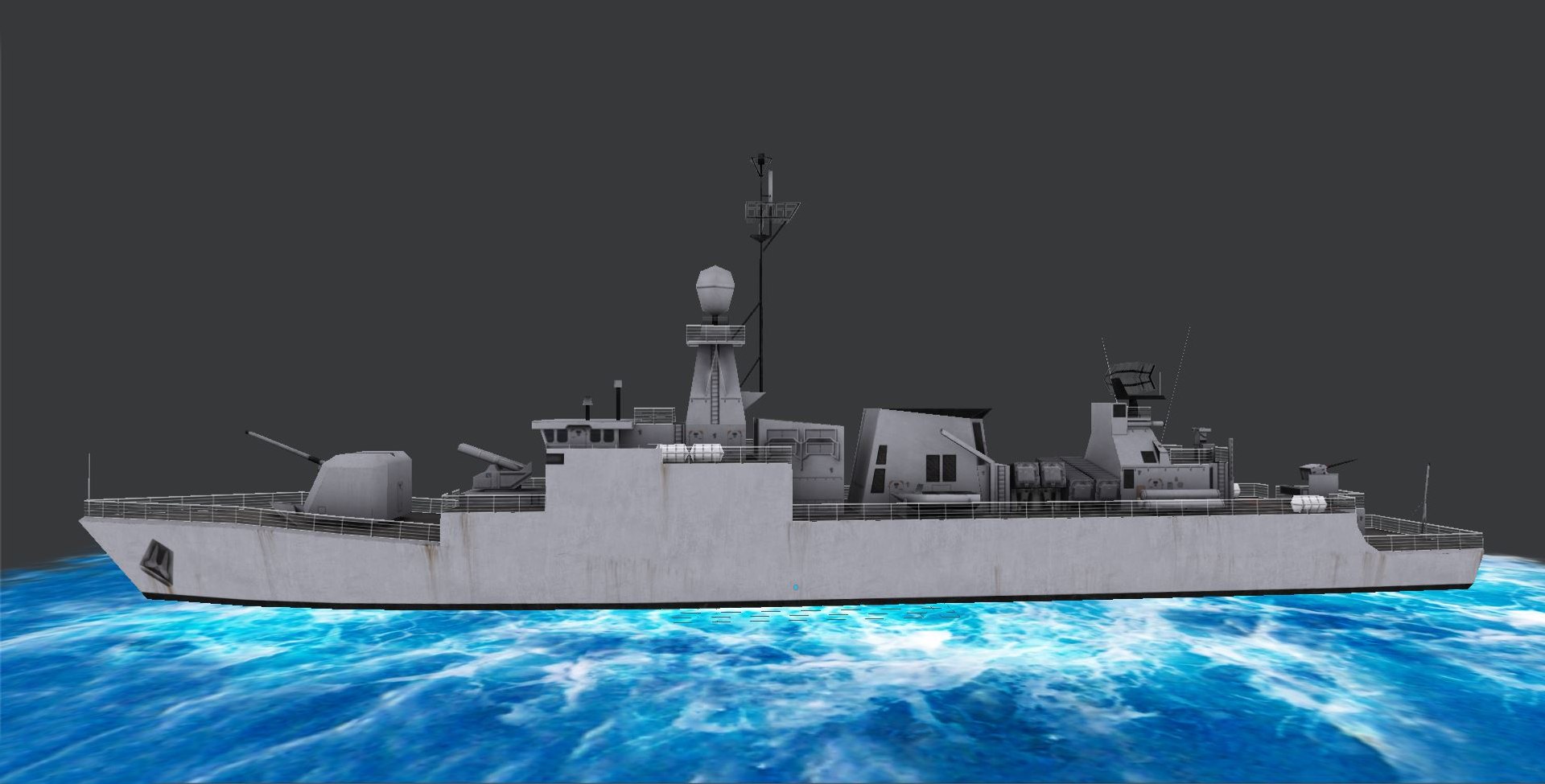 3d Corvette Class Warship
