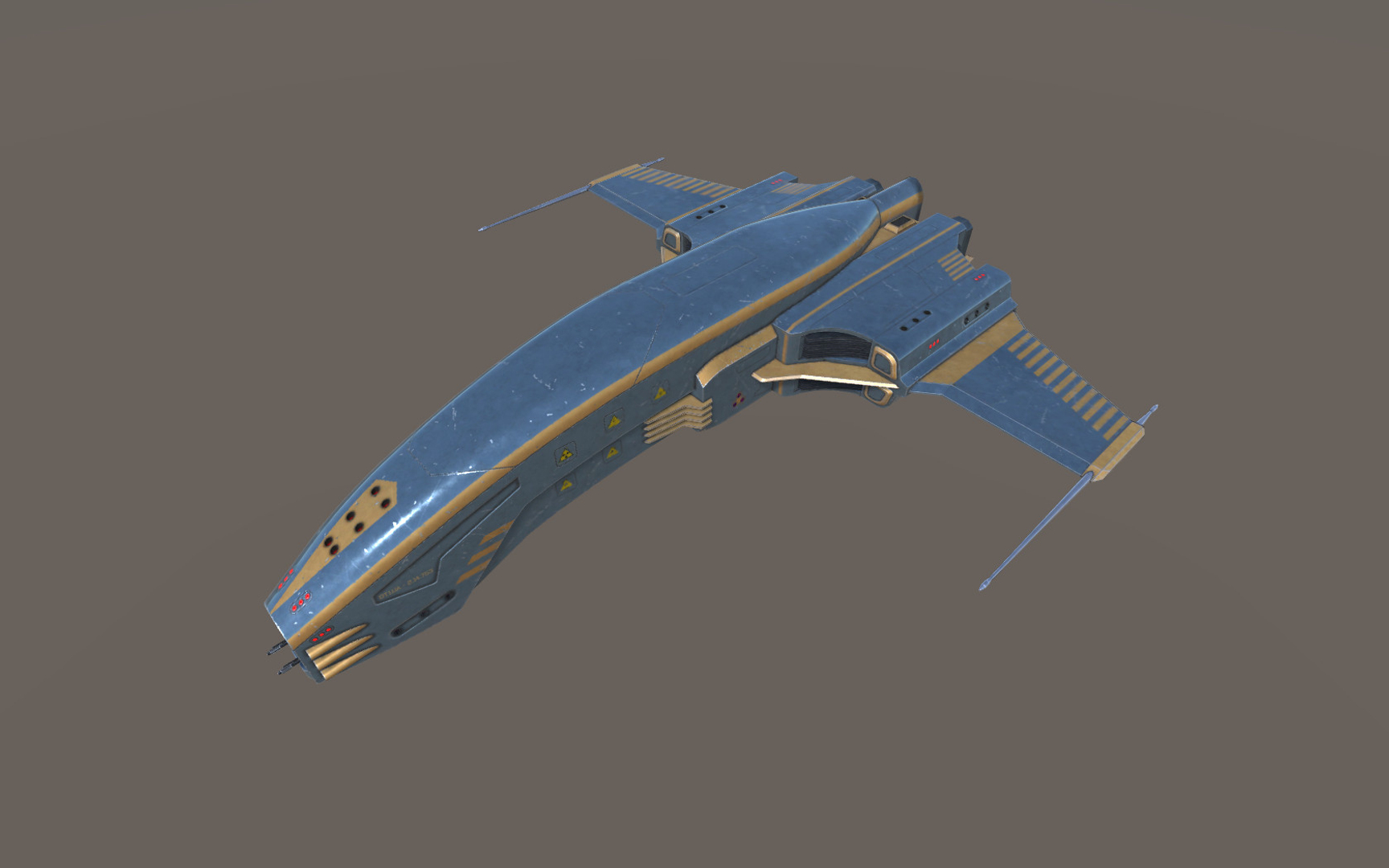 Spaceship dagger type 1 3D model - TurboSquid 1299837