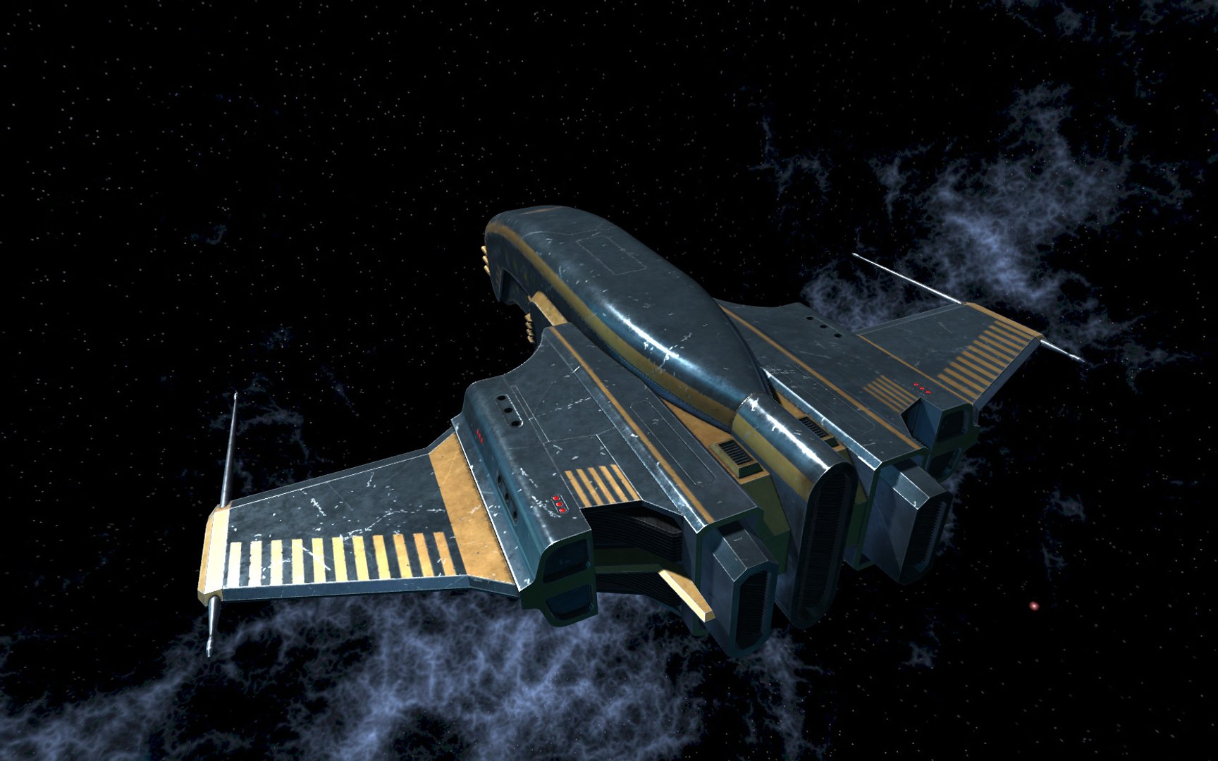 Spaceship Dagger Type 1 3D Model - TurboSquid 1299837