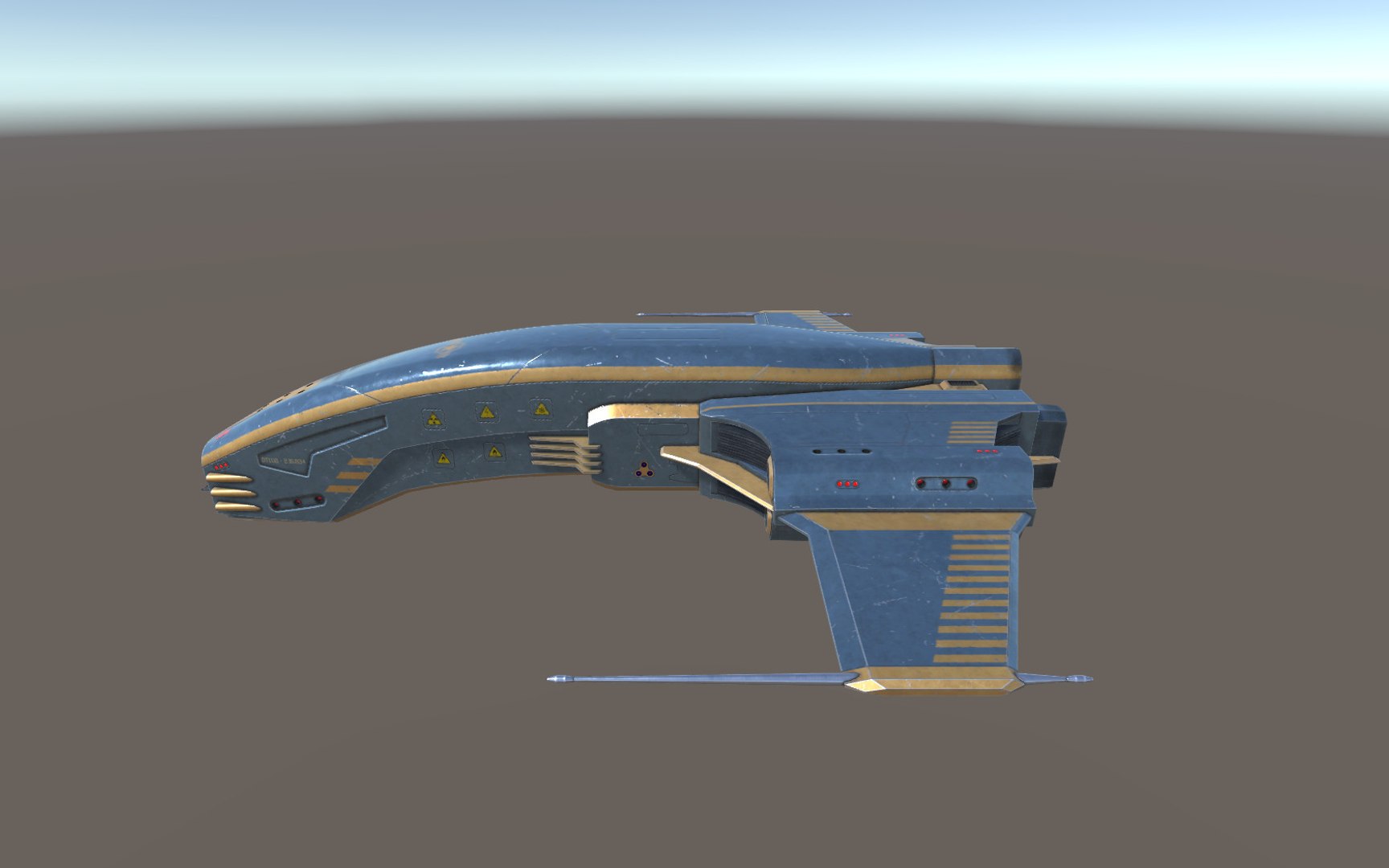 Spaceship Dagger Type 1 3D Model - TurboSquid 1299837
