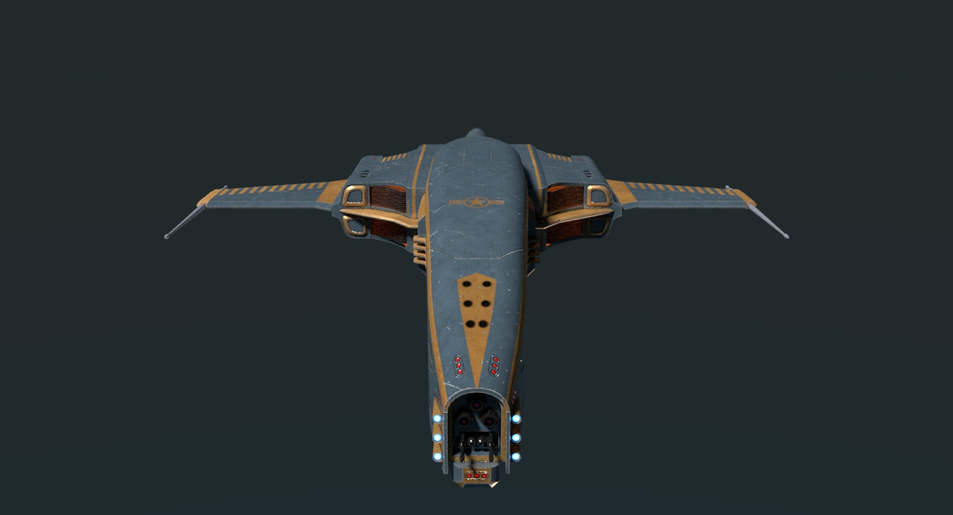 Spaceship Dagger Type 1 3D Model - TurboSquid 1299837
