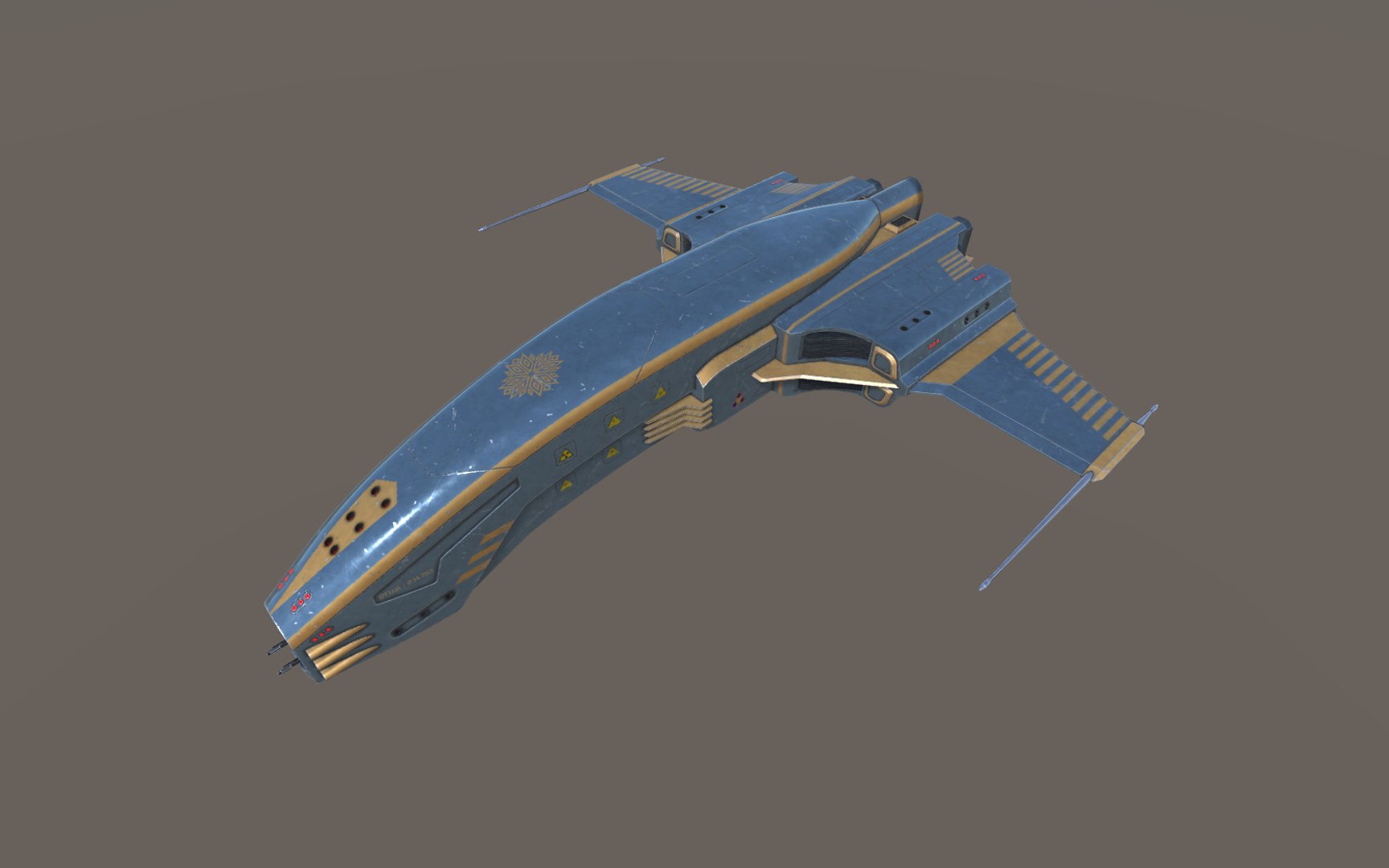 Spaceship Dagger Type 1 3D Model - TurboSquid 1299837
