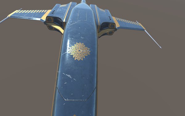 Spaceship dagger type 1 3D model - TurboSquid 1299837
