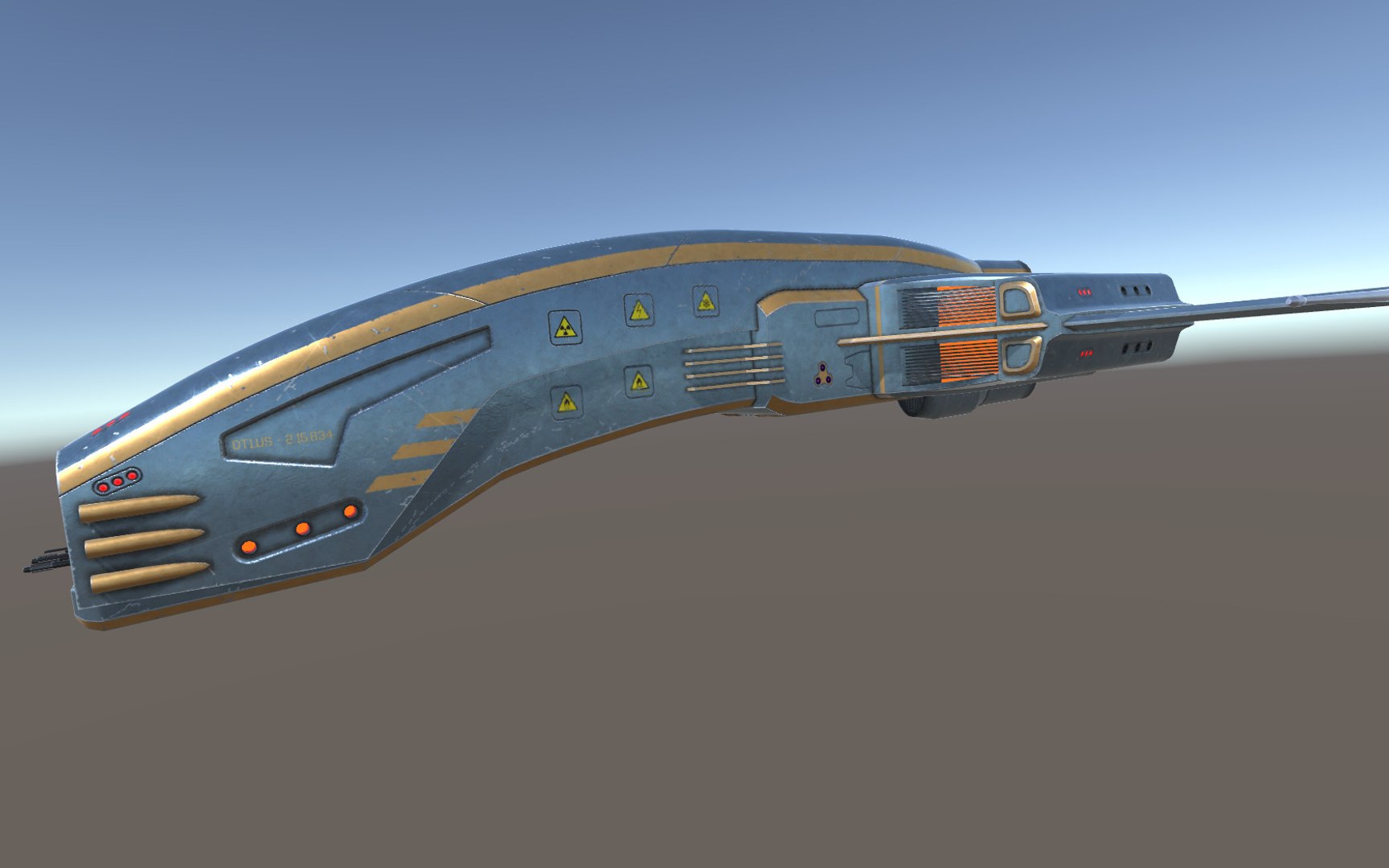 Spaceship Dagger Type 1 3D Model - TurboSquid 1299837