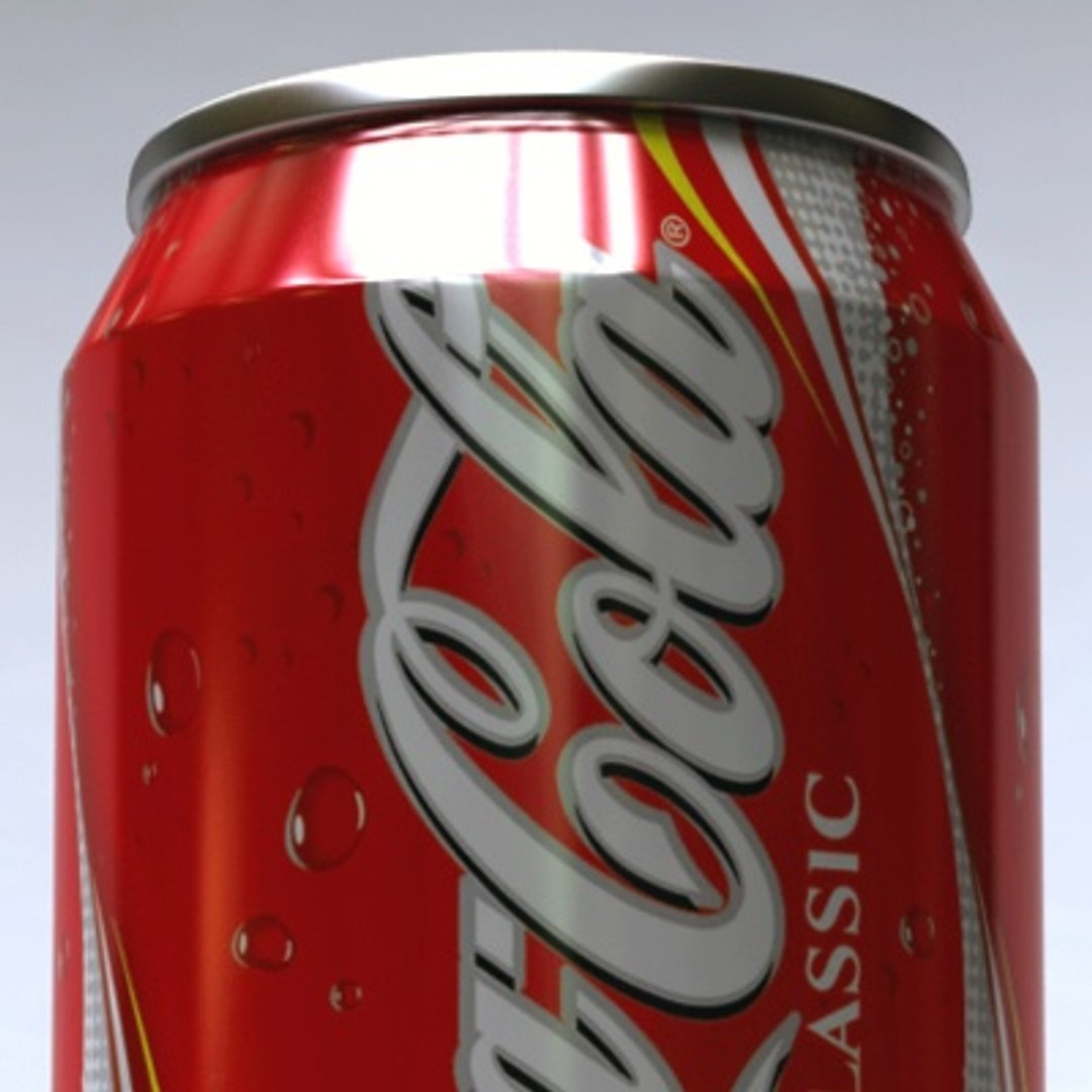 Coca Cola Coke Cans 3d Model
