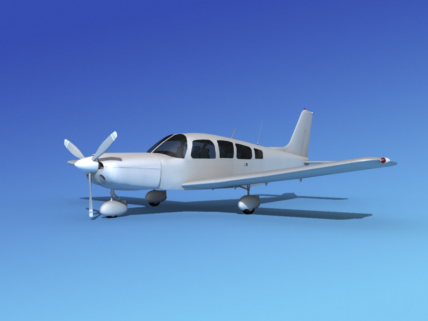 propeller piper cherokee pa32-260 3d model