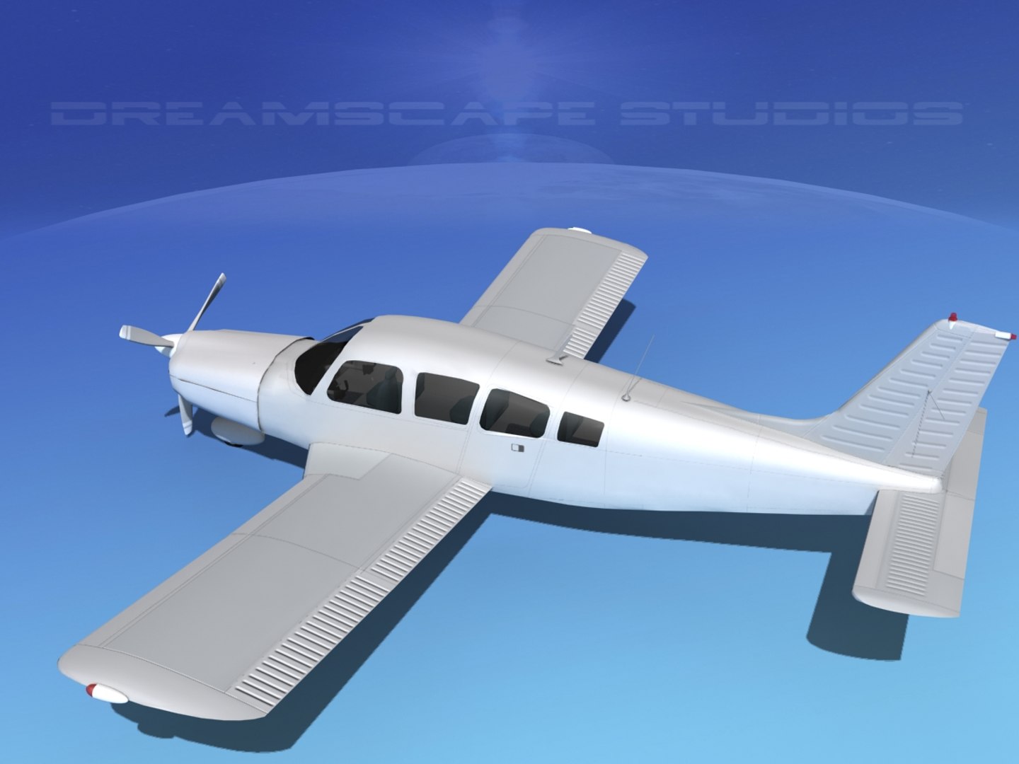 propeller piper cherokee pa32-260 3d model