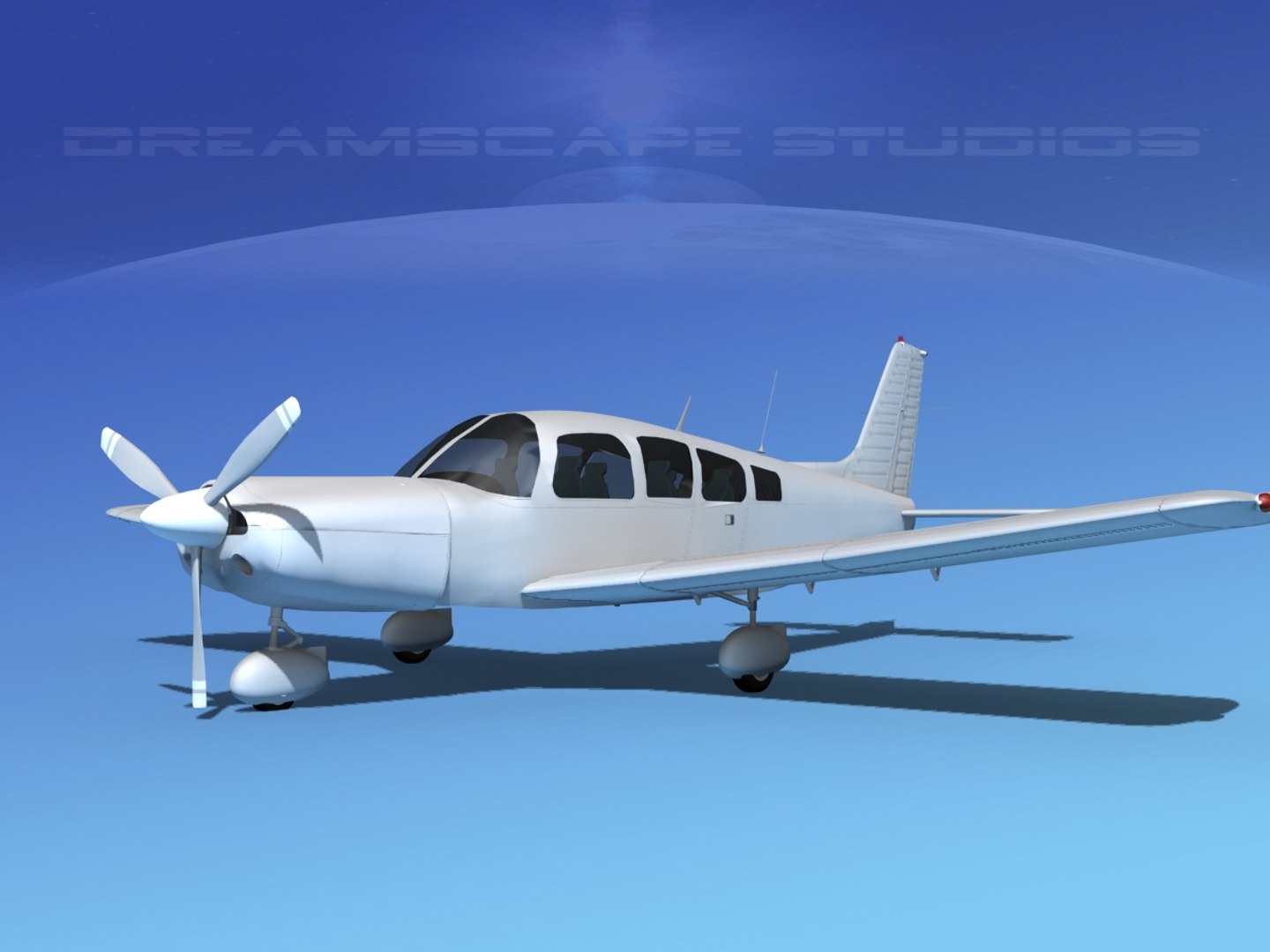 propeller piper cherokee pa32-260 3d model