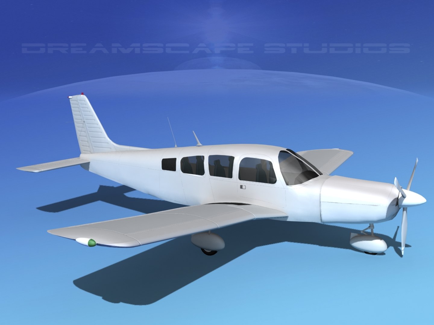 propeller piper cherokee pa32-260 3d model