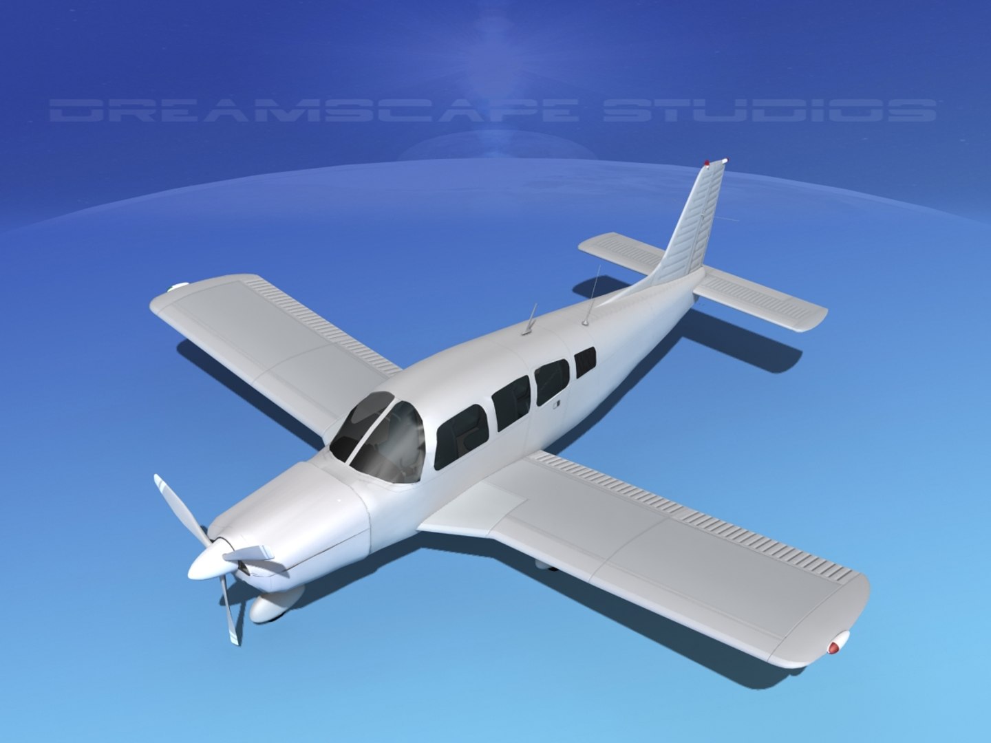 propeller piper cherokee pa32-260 3d model