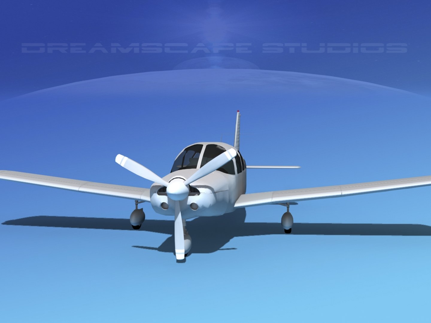 propeller piper cherokee pa32-260 3d model