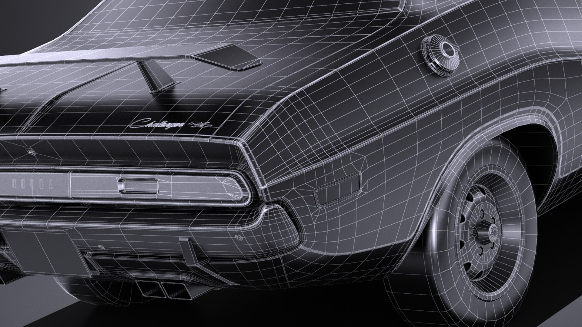 Dodge Challenger Rt Model - TurboSquid 1268906