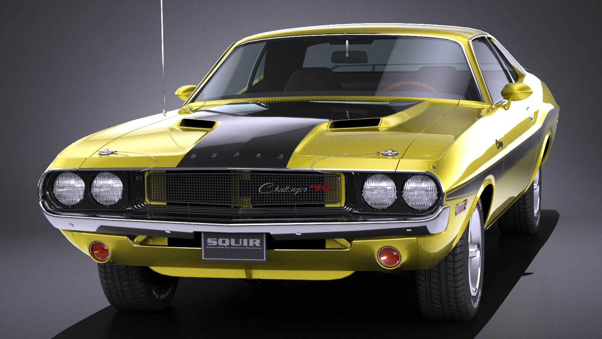 Dodge Challenger Rt Model - TurboSquid 1268906