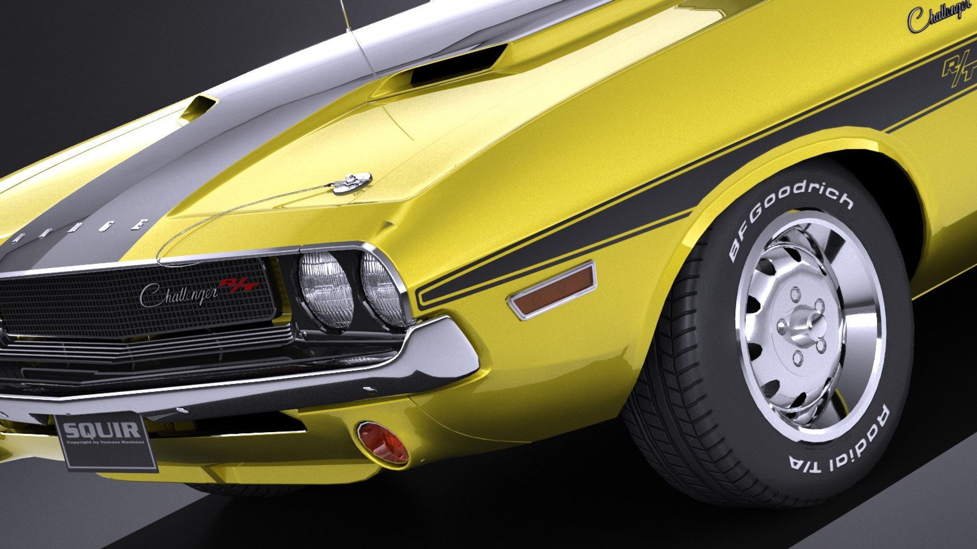 Dodge Challenger Rt Model - TurboSquid 1268906