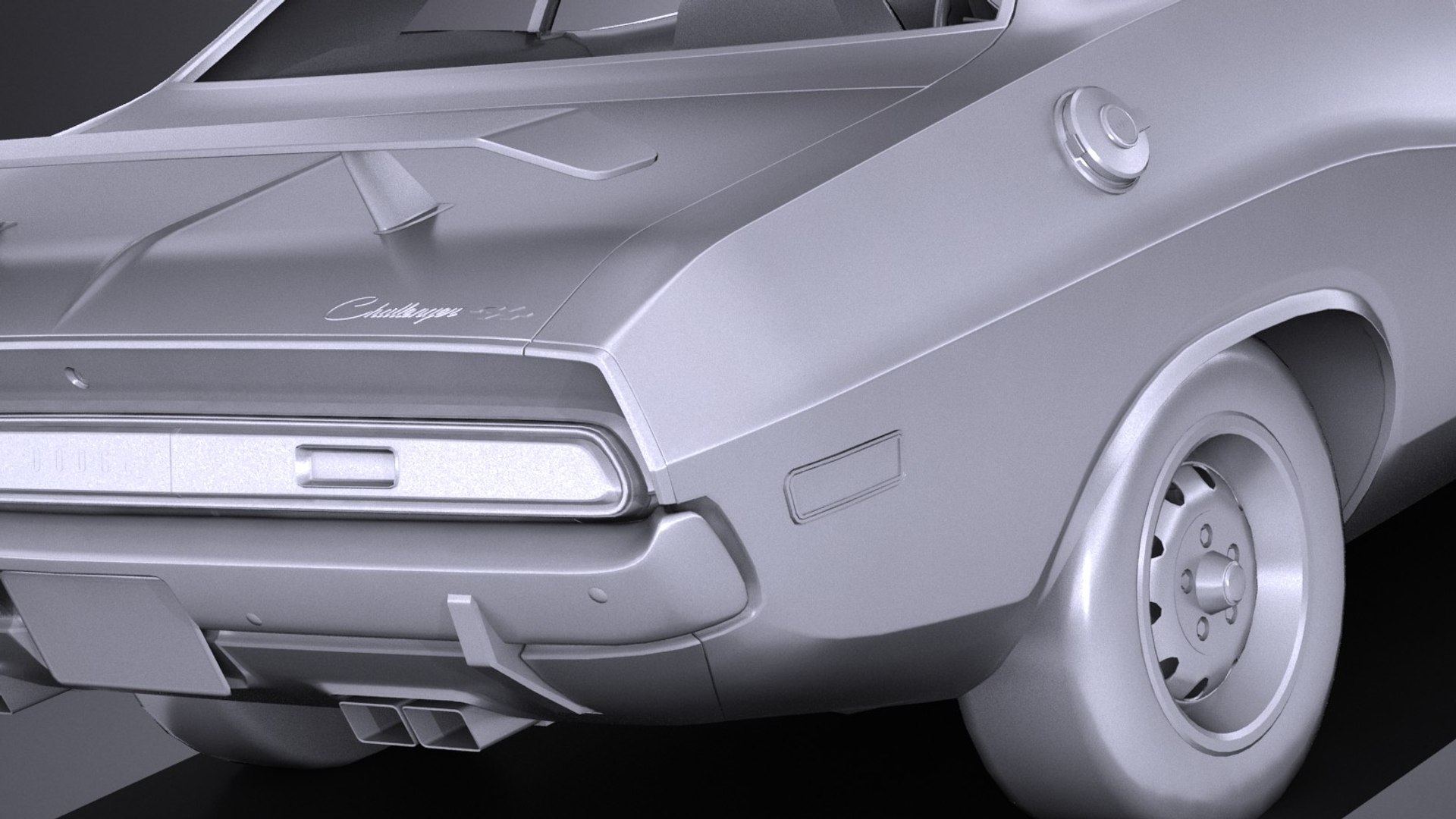 Dodge Challenger Rt Model - TurboSquid 1268906