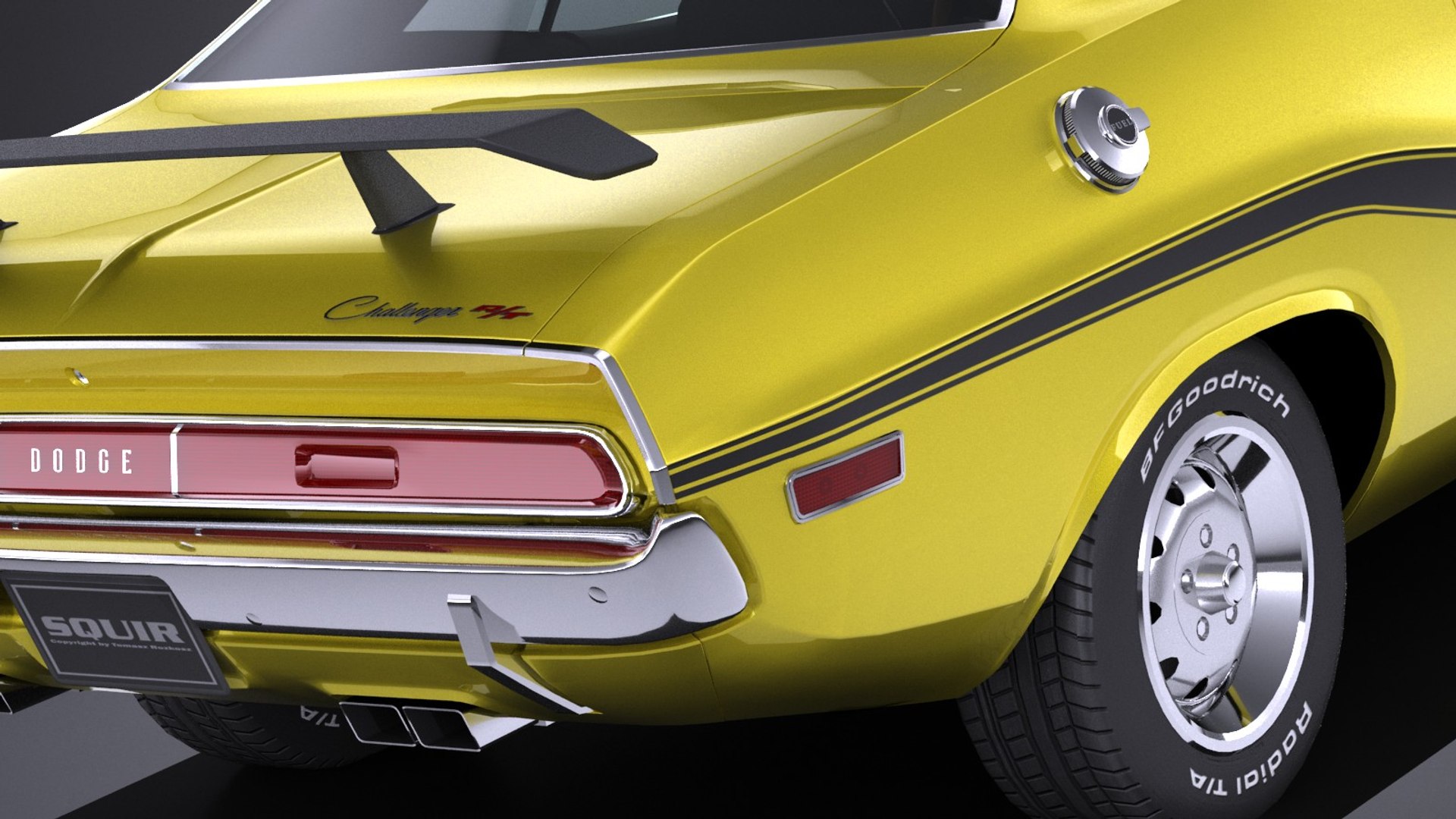 Dodge Challenger Rt Model - TurboSquid 1268906