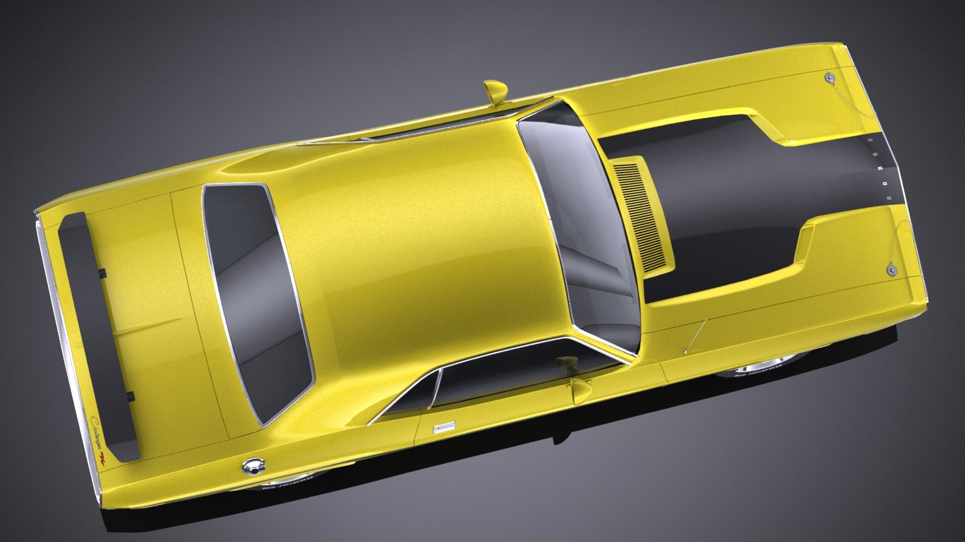 Dodge Challenger Rt Model - TurboSquid 1268906