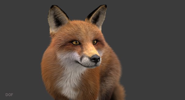 modelo 3d Fox (2) (RIG) (Piel) - TurboSquid 1215478