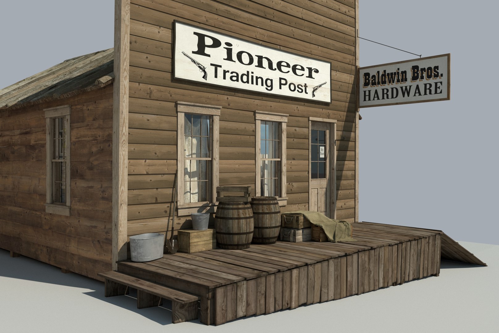 Frontier Hotel Model - TurboSquid 1298538