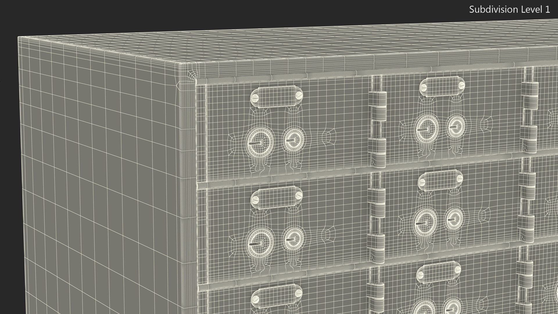 3D Safety Deposit Box Model - TurboSquid 2326787