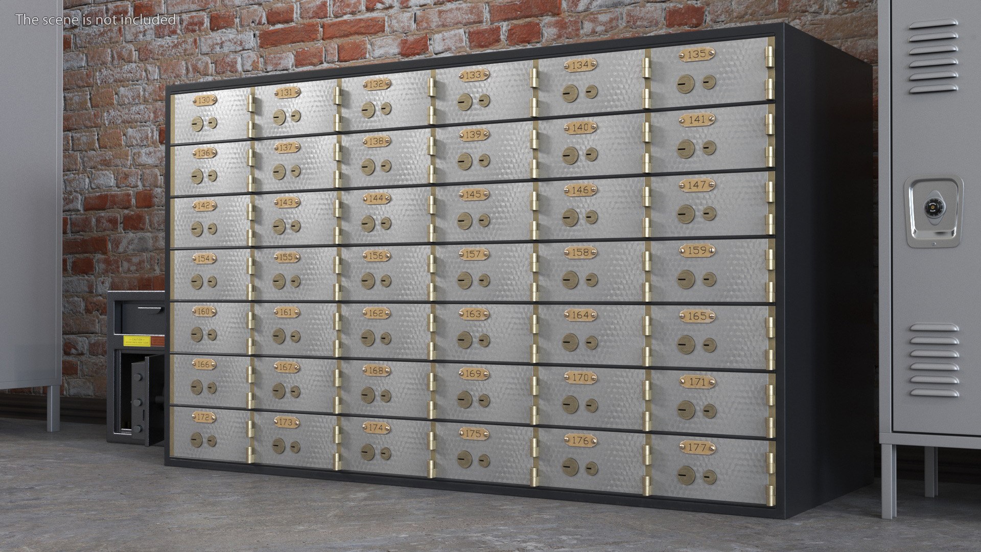 3D Safety Deposit Box Model - TurboSquid 2326787