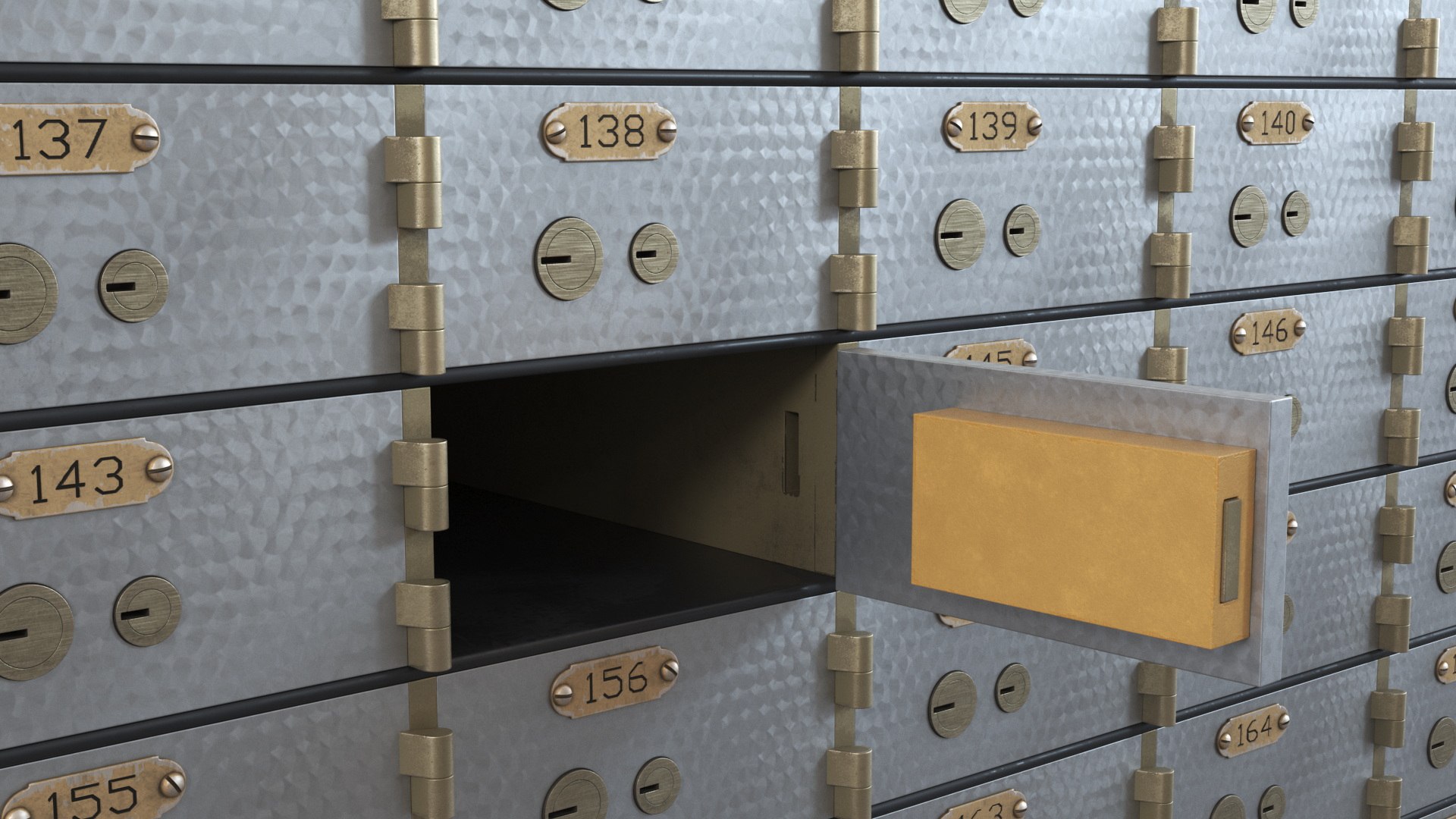 3D Safety Deposit Box Model - TurboSquid 2326787