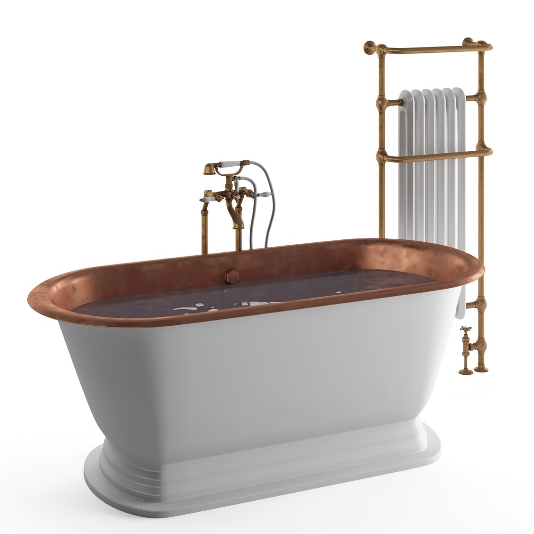 3D Classic Bathtub Faucet Radiator - TurboSquid 1784895