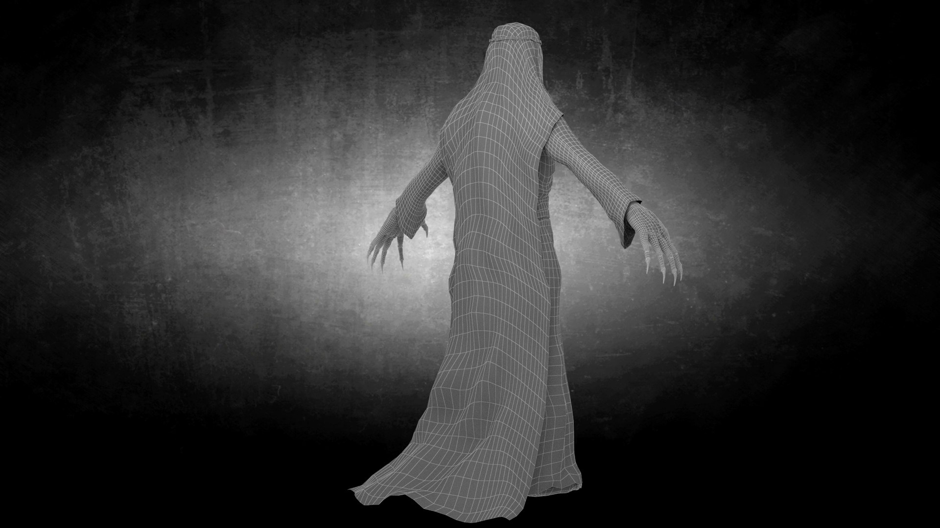 Scary Bride Demon 3D Model - TurboSquid 2142347