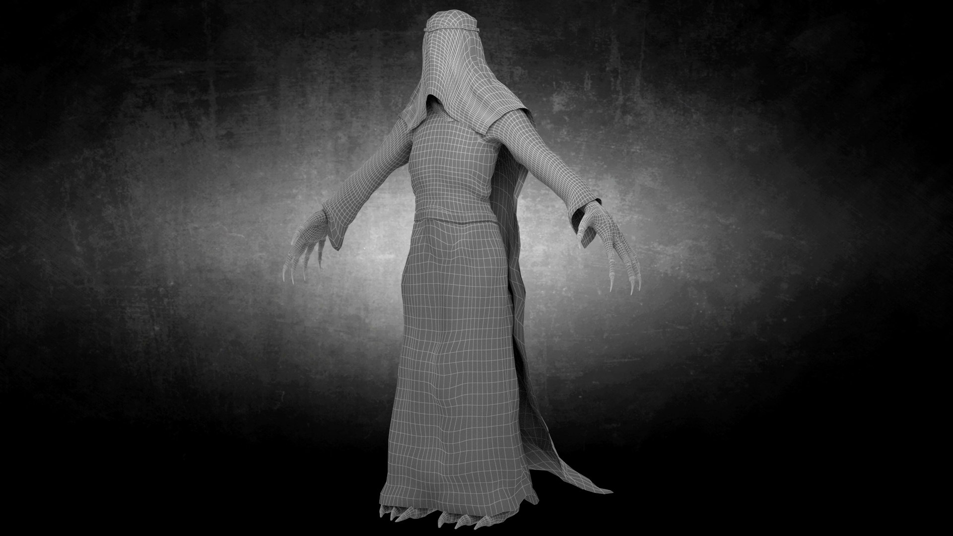 Scary Bride Demon 3D Model - TurboSquid 2142347