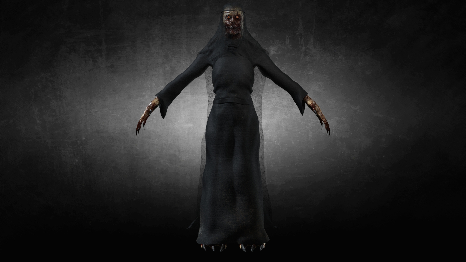 Scary Bride Demon 3D Model - TurboSquid 2142347