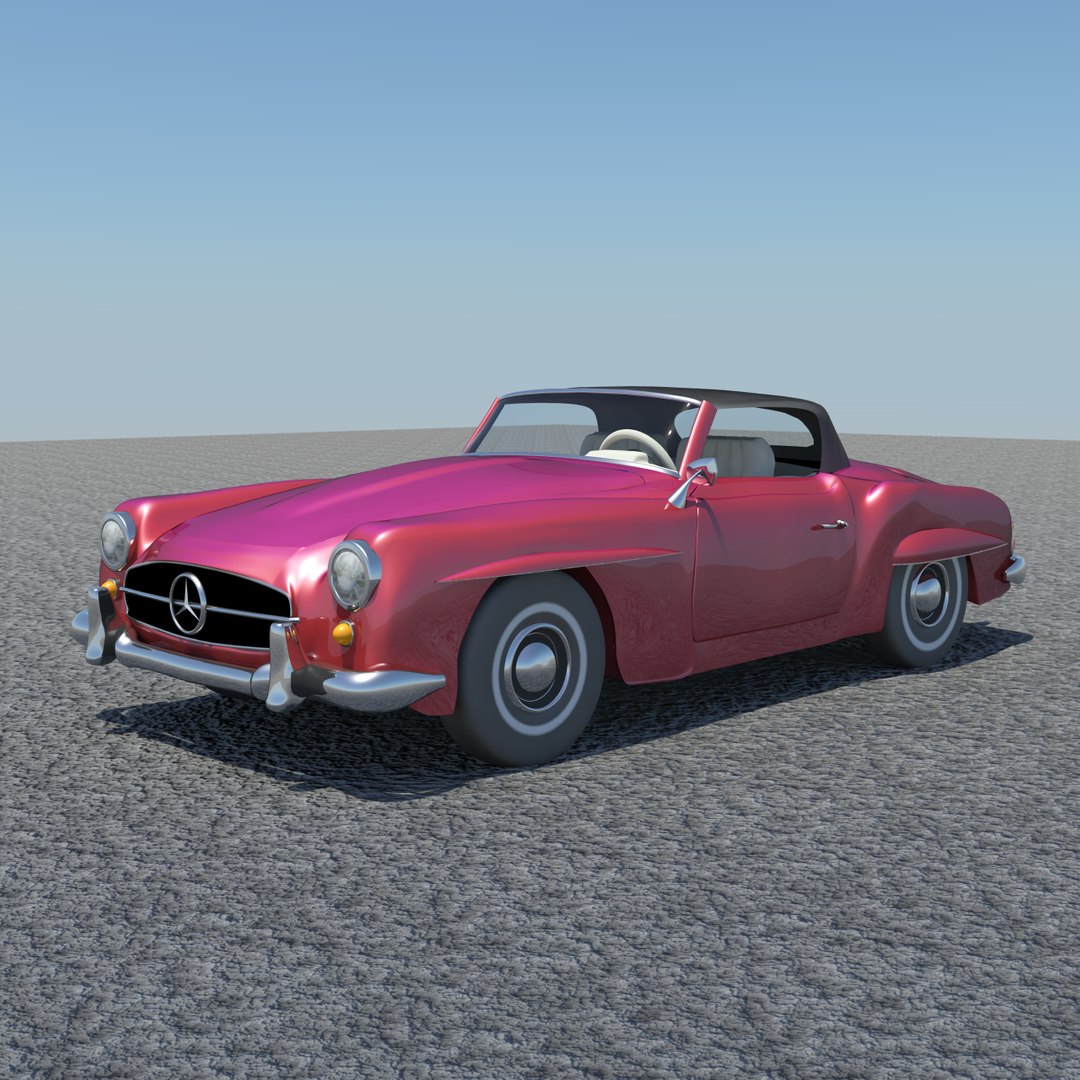 1962 Mercedes Benz 3d Model