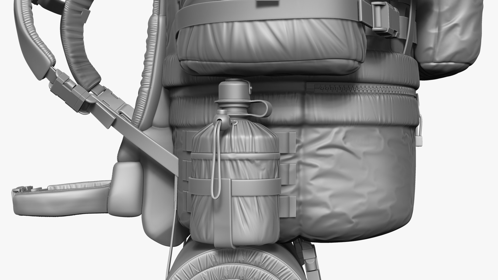 Slim and Tall Zbrush Soldier model - TurboSquid 2064975