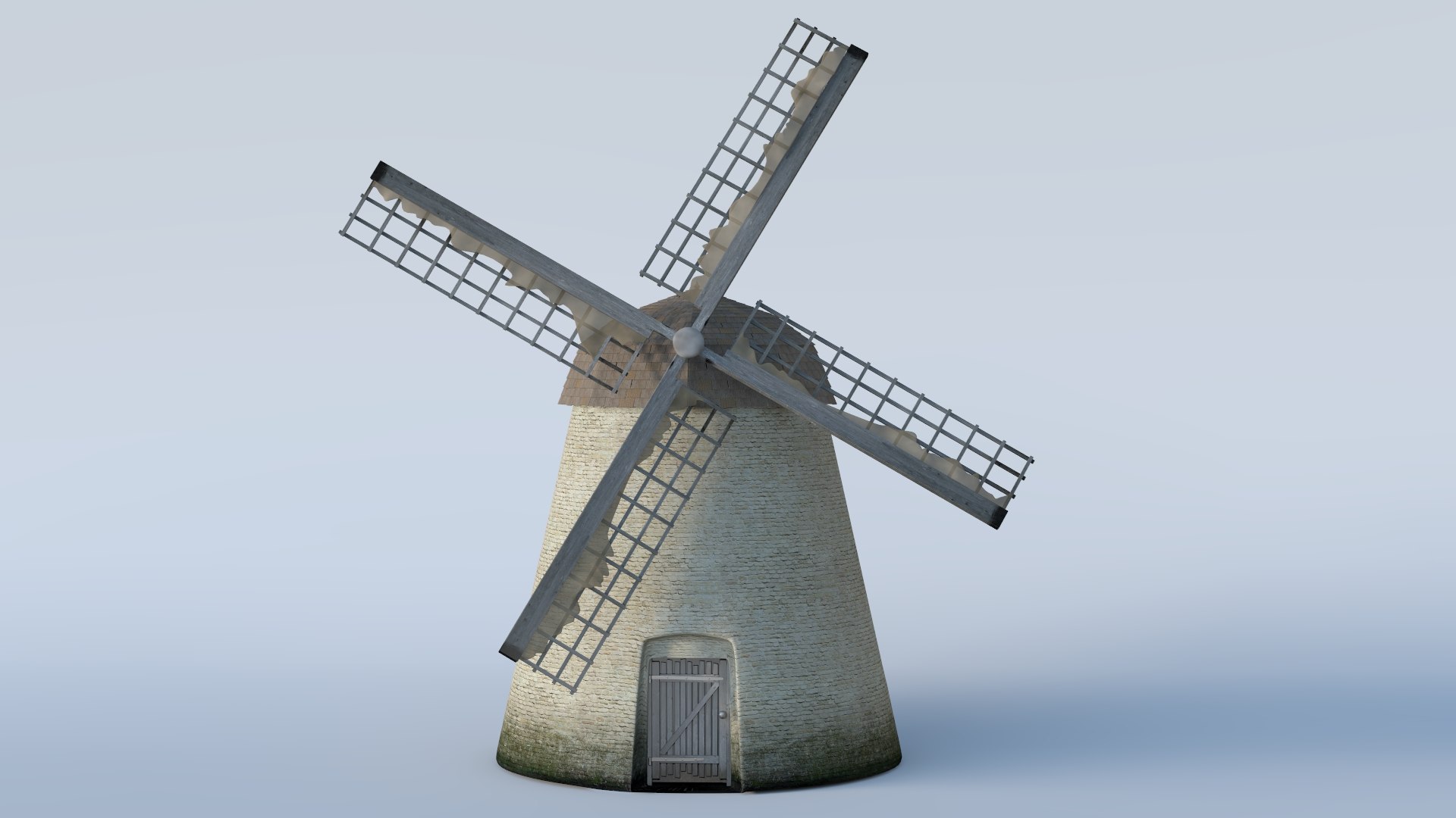 Basic windmill 3D model - TurboSquid 1301489