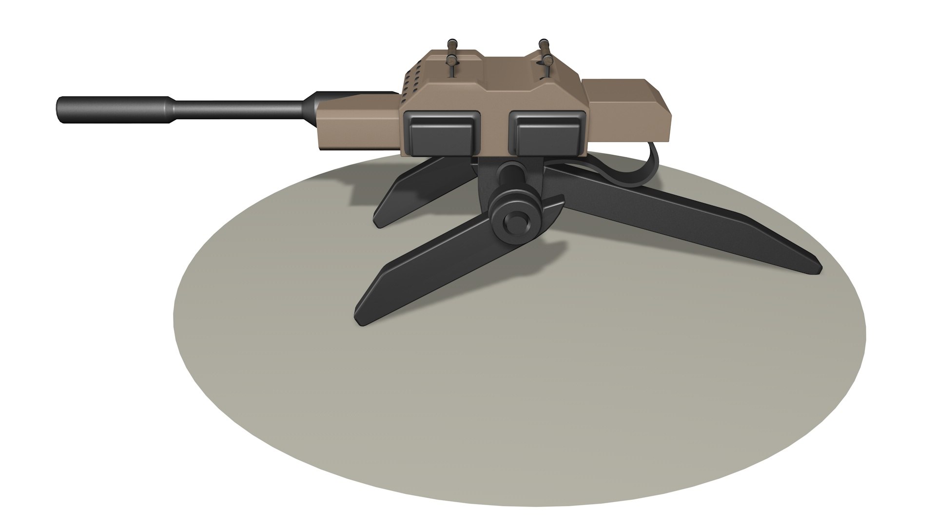 Heavy Gun R1 3D Model - TurboSquid 1729264