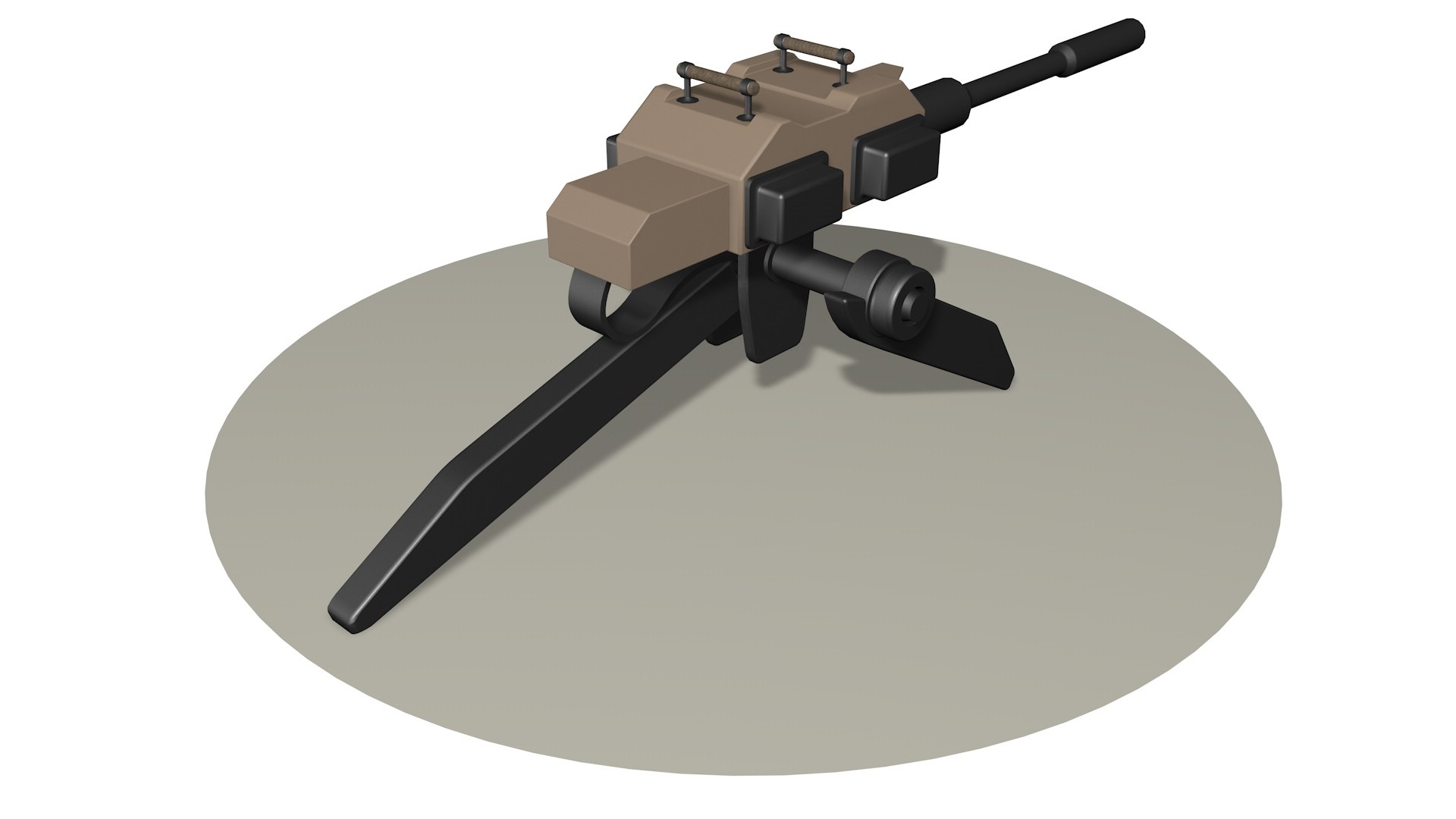 Heavy Gun R1 3D Model - TurboSquid 1729264