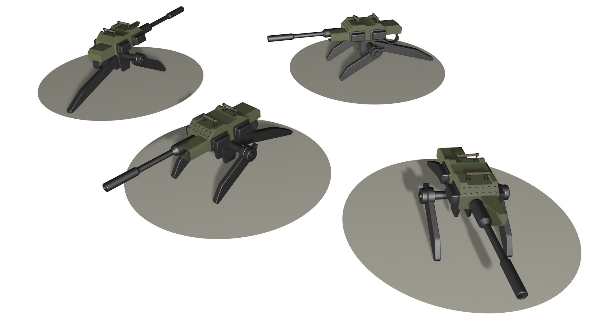 Heavy Gun R1 3D Model - TurboSquid 1729264