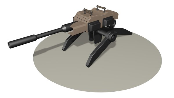Heavy gun R1 3D model - TurboSquid 1729264