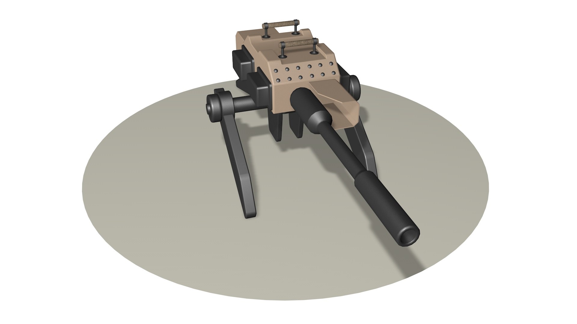 Heavy Gun R1 3D Model - TurboSquid 1729264