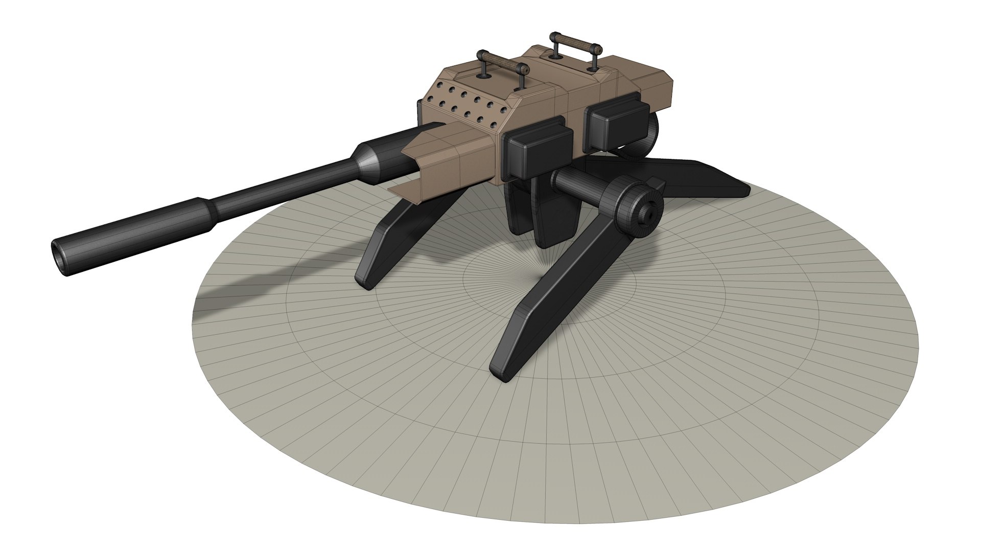 Heavy Gun R1 3D Model - TurboSquid 1729264