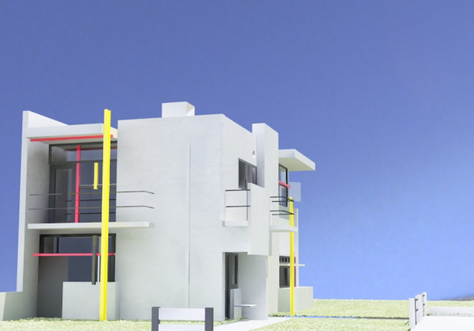 Schroder House 3d Model