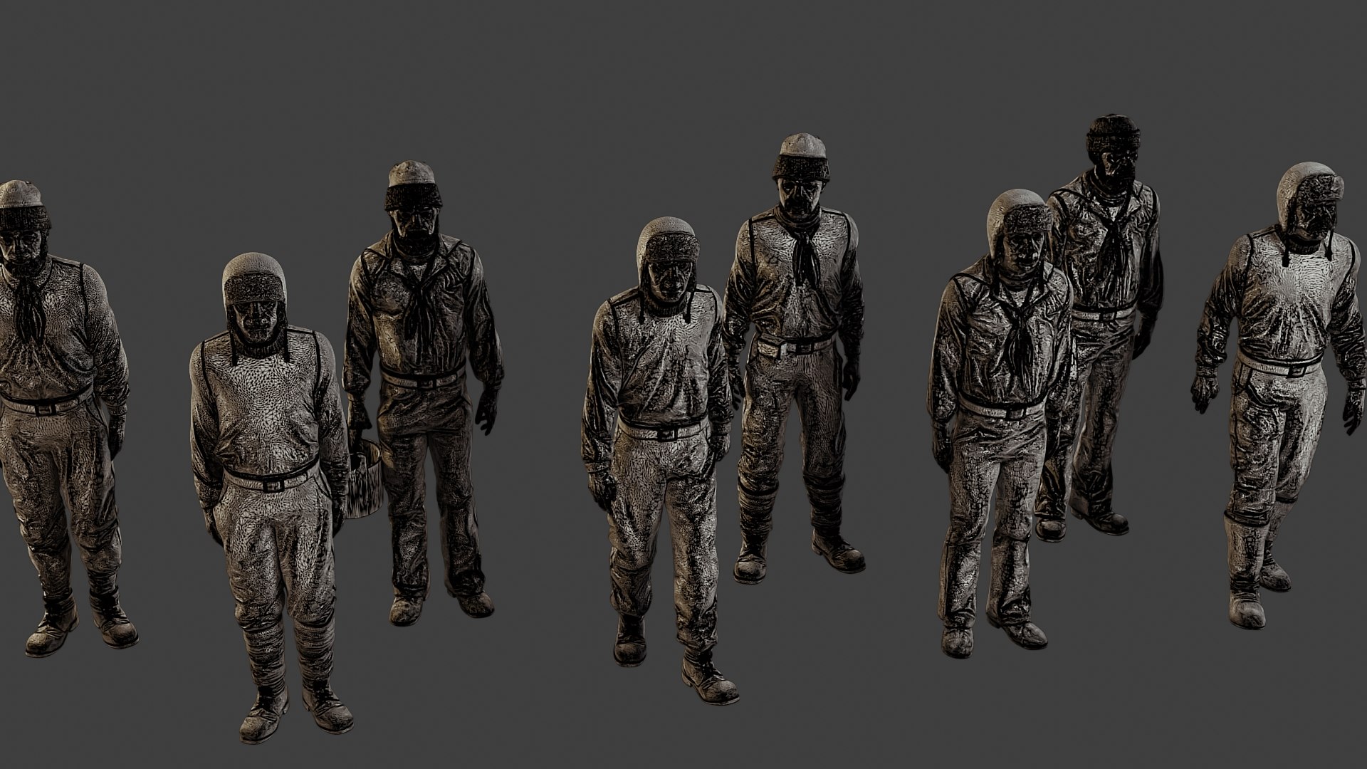 3D 1900 Antartic Sailor ANS1 Pack 1 - TurboSquid 2349711