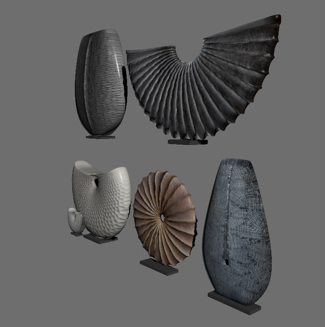 Benoit Averly Sculptures 3D Model - TurboSquid 1545540