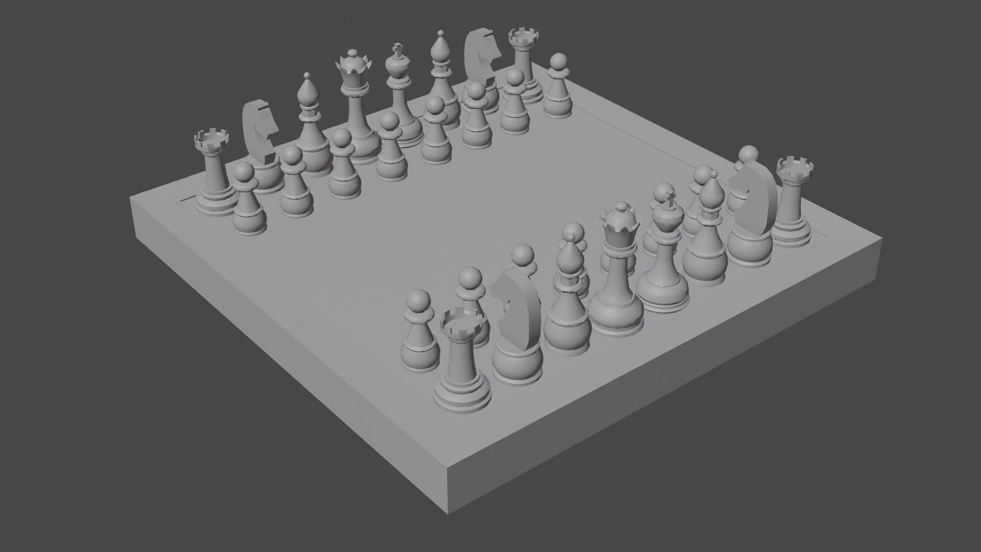 Game board figures 3D model - TurboSquid 2174702
