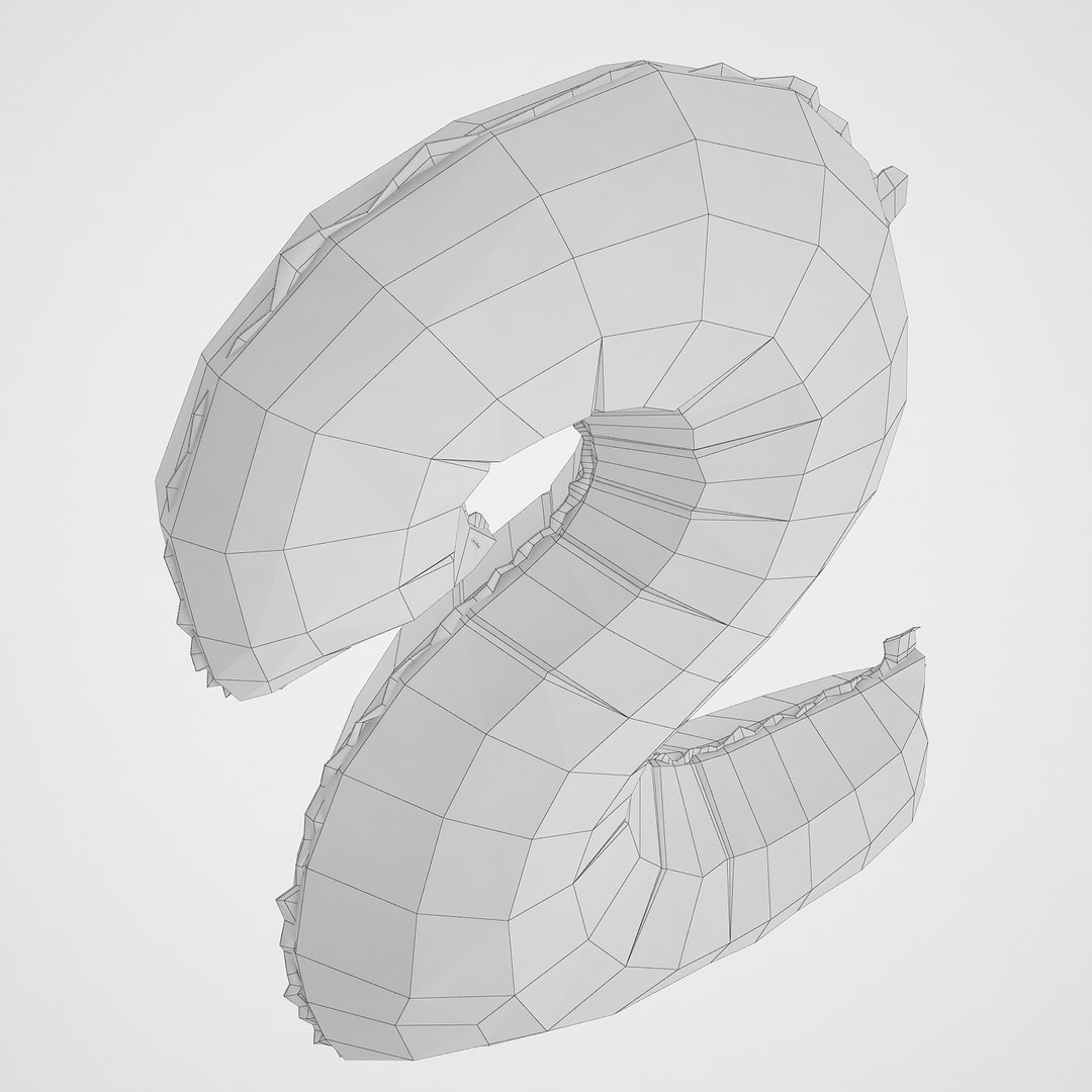 Foil balloon digit 3D model - TurboSquid 1375674
