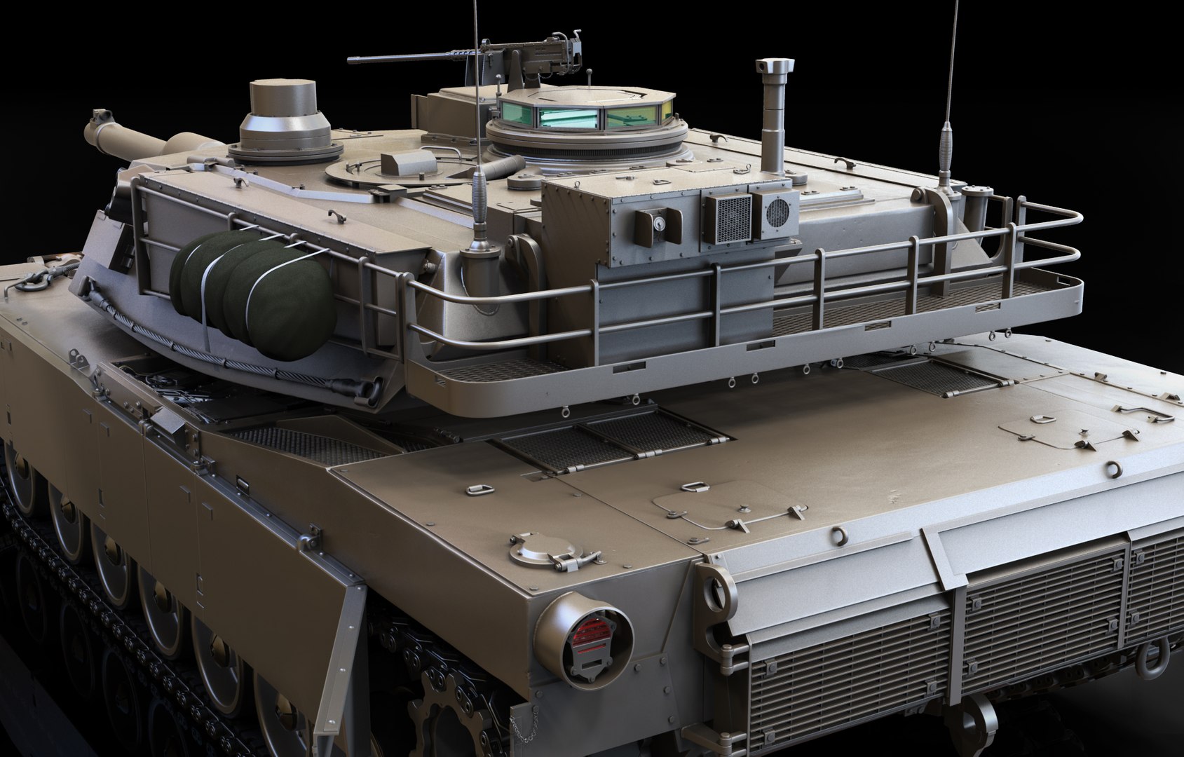 M1 A1 Abrams Tank 3D Model - TurboSquid 2297069