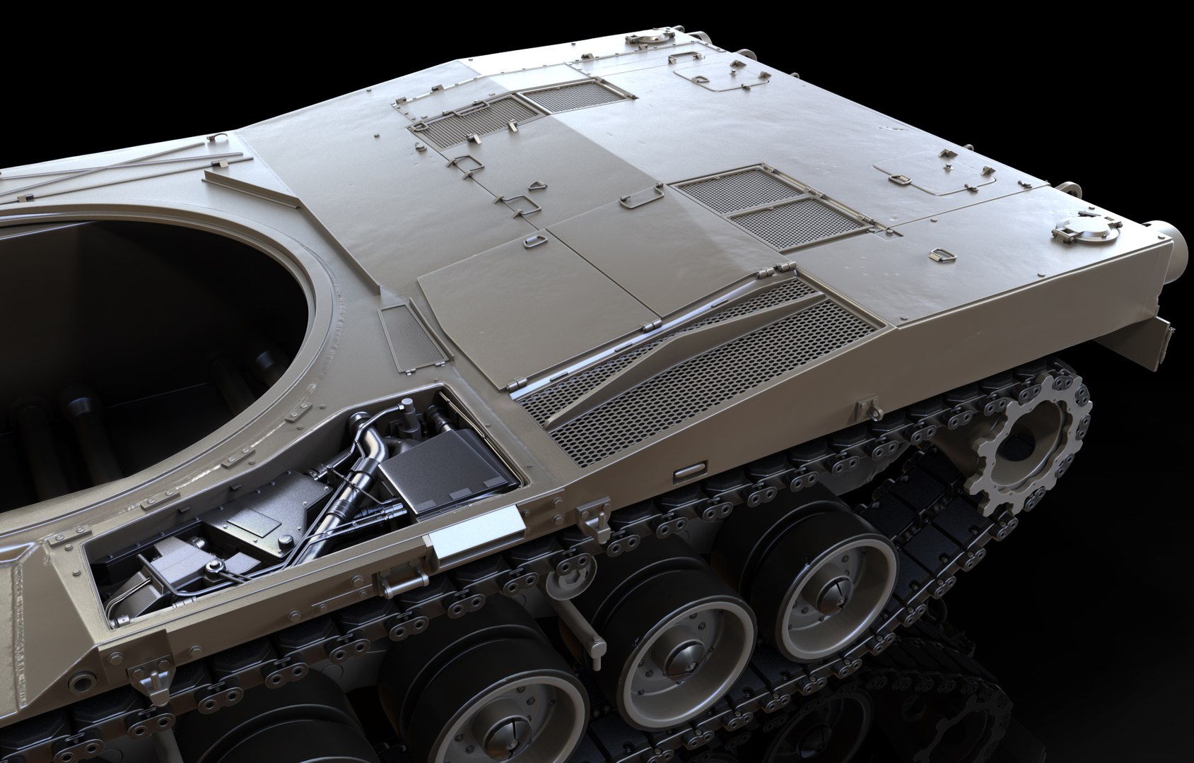 M1 A1 Abrams Tank 3D Model - TurboSquid 2297069