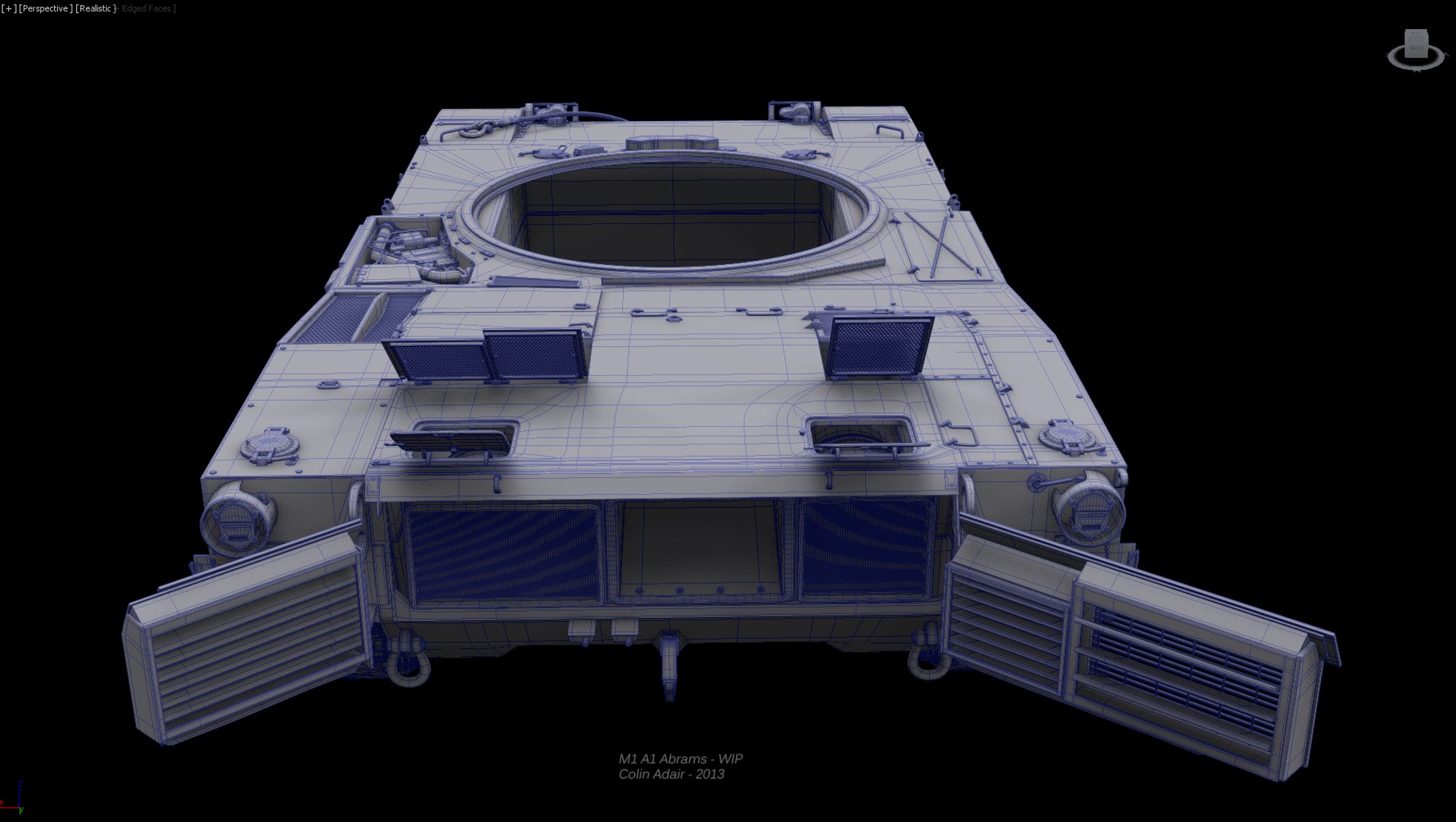 M1 A1 Abrams Tank 3D Model - TurboSquid 2297069