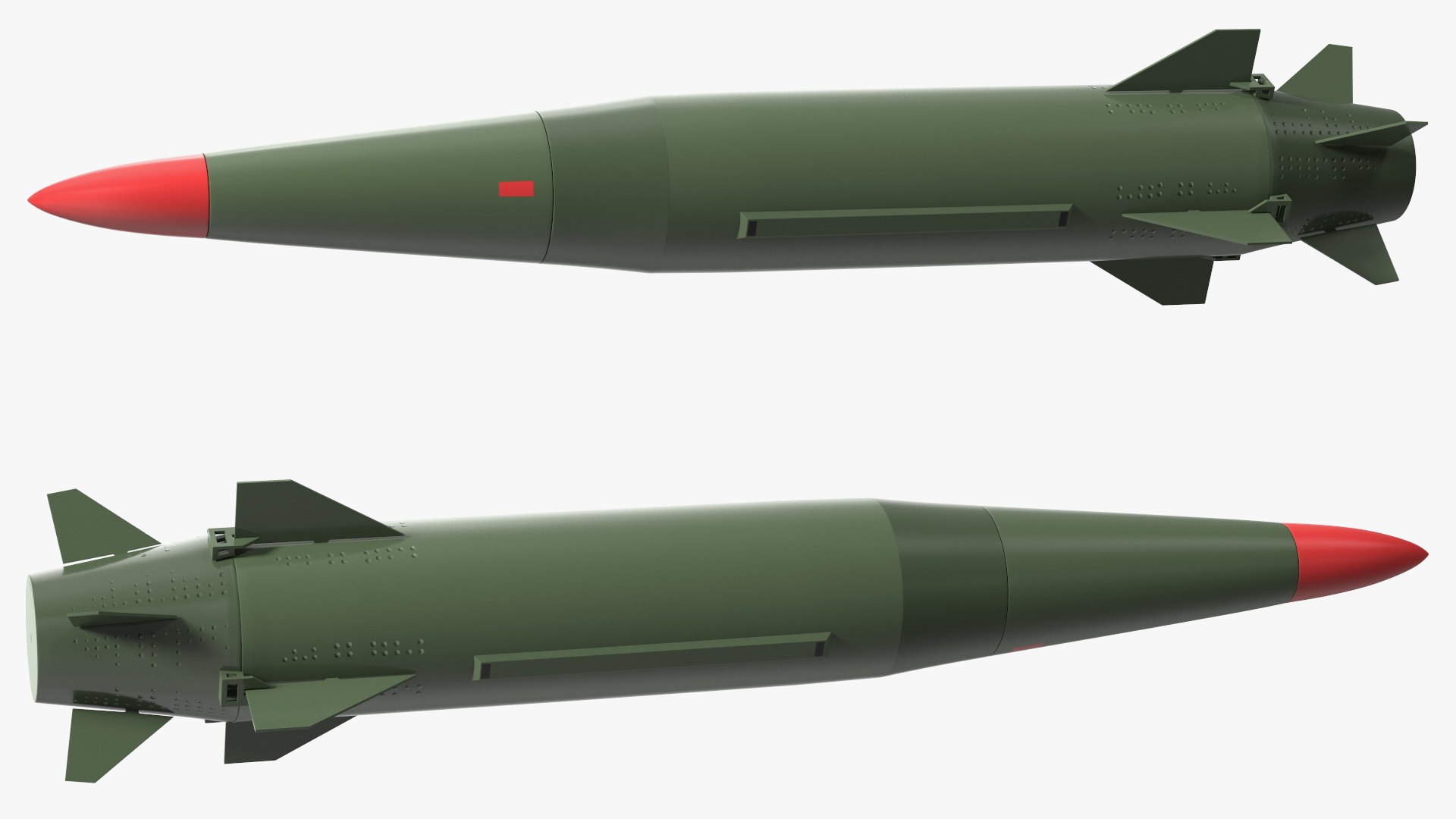 Hypersonic Ballistic Missile 3D model - TurboSquid 1912225