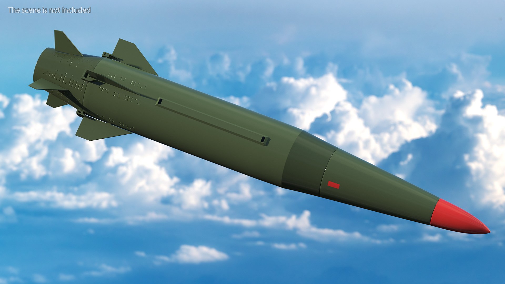 Hypersonic Ballistic Missile 3D Model - TurboSquid 1912225